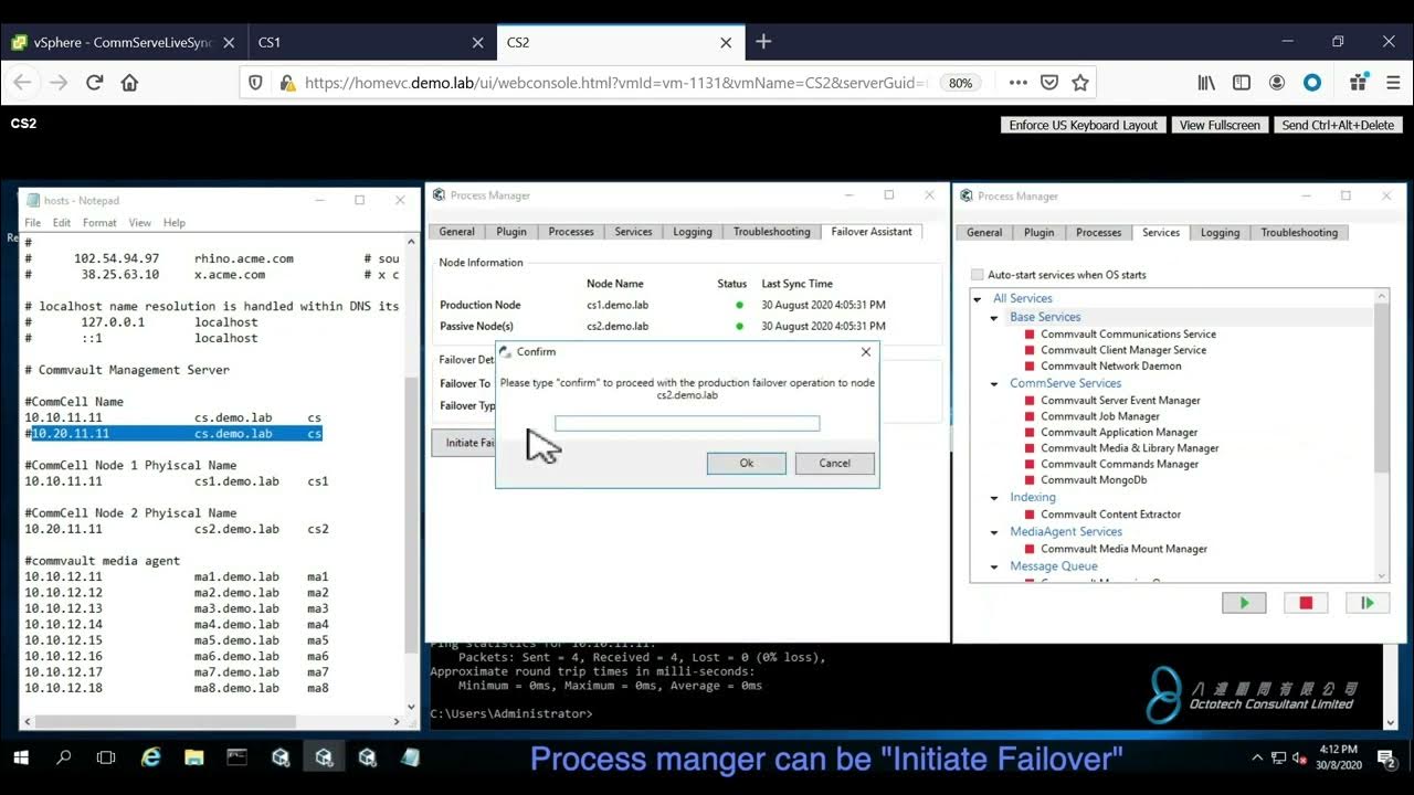 How to setup Commvault High Availability (LiveSync) - YouTube