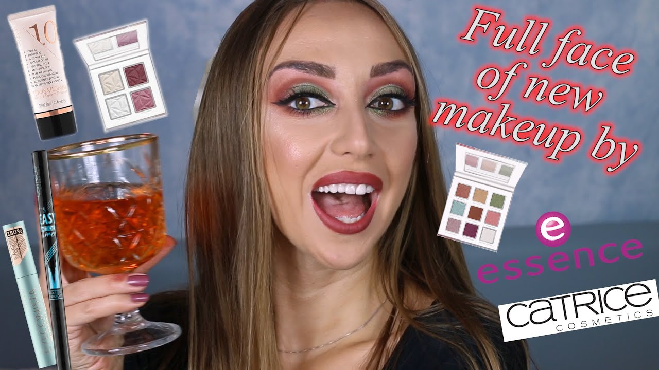 Essence & Catrice πρώτες εντυπώσεις σε νέα καλλυντικά |Green eyes Glam ...