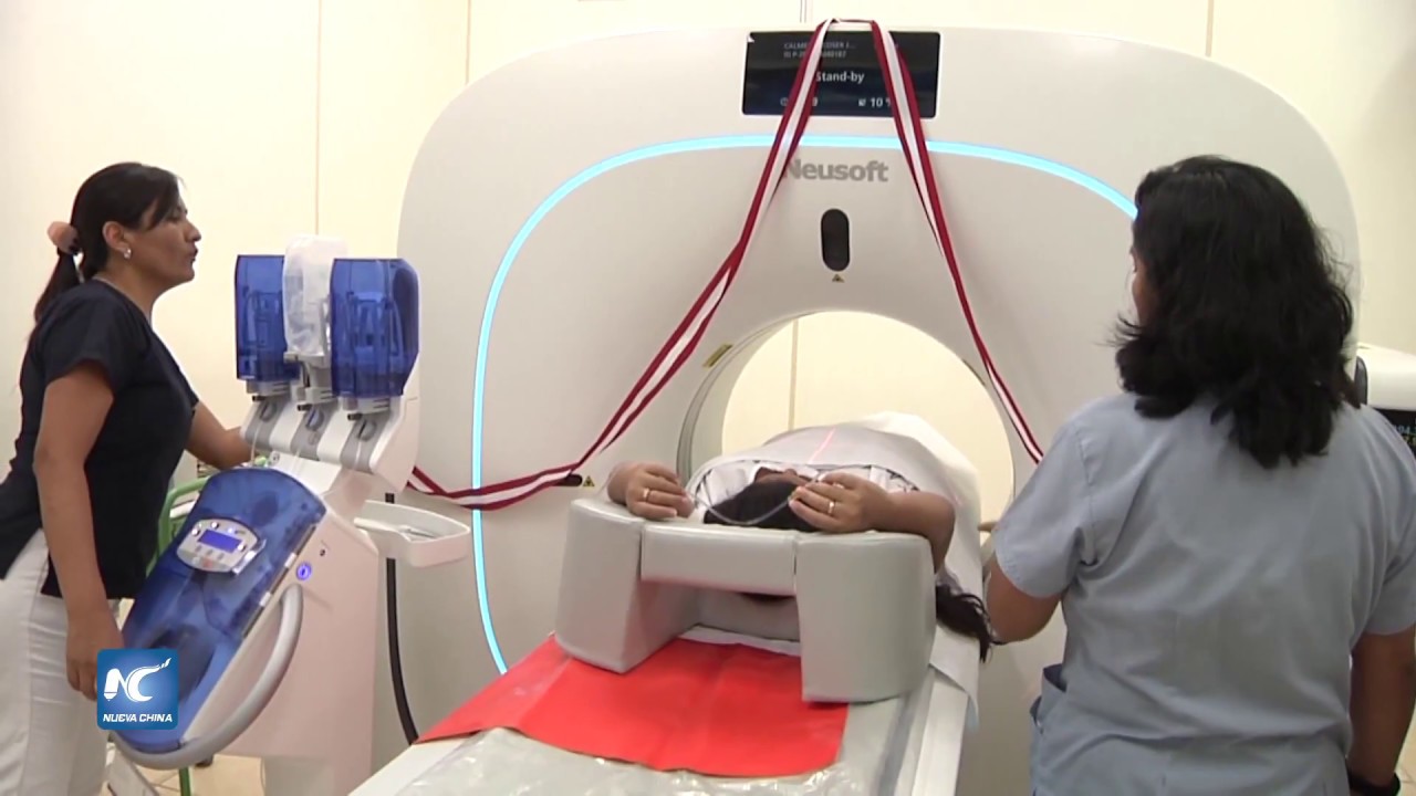 China provides cutting edge CT scanner for Peruvian hospital - YouTube