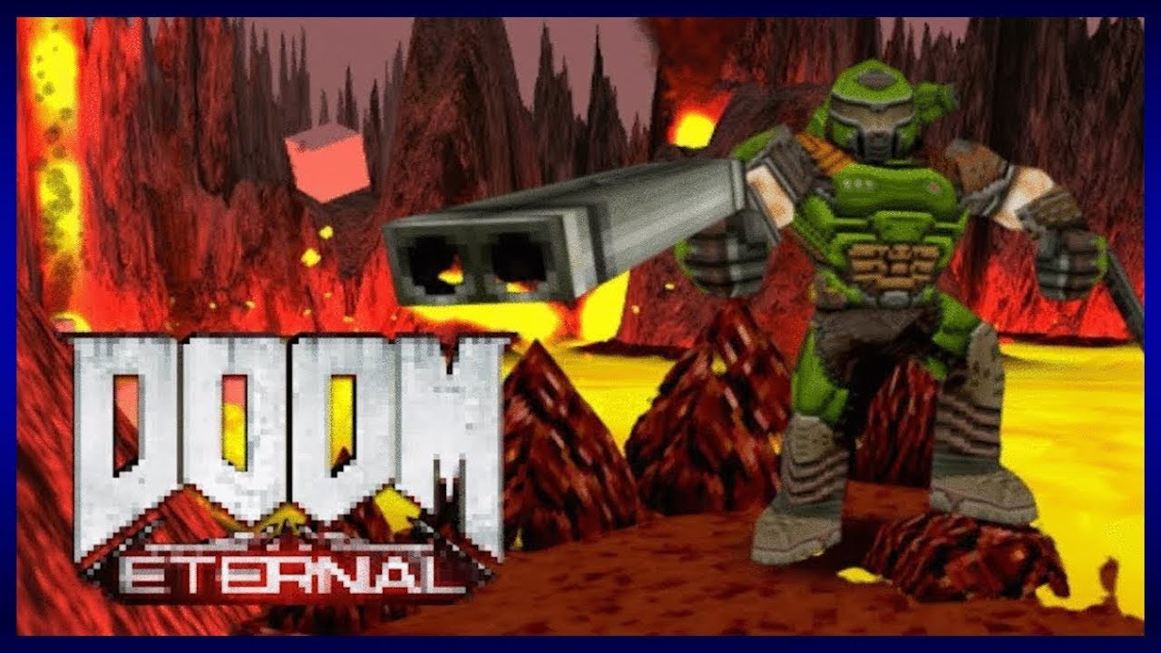 DOOM Eternal but it was made on Unity in an hour - YouTube