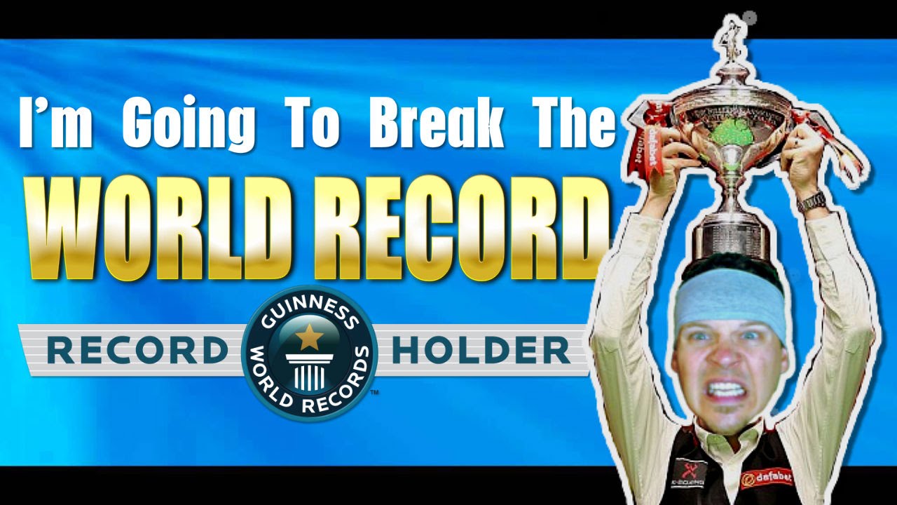 I'M GOING TO BREAK THE WORLD RECORD! - YouTube