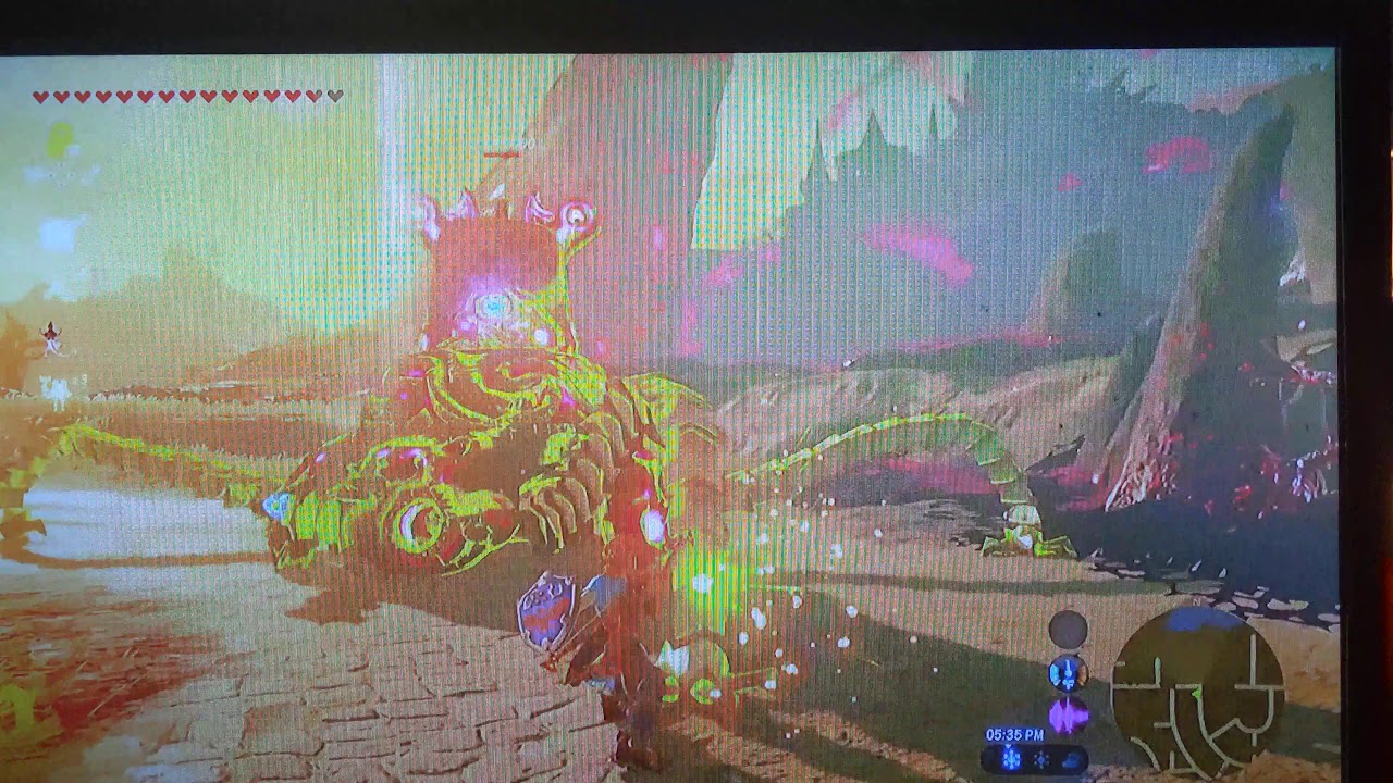 Breath of The Wild guardian glitch - YouTube