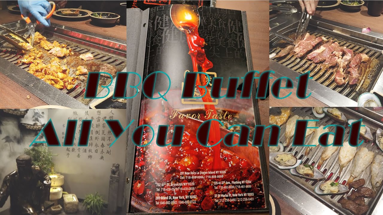 Vlog | 99 Favor Taste | All You Can Eat BBQ Buffet | Staten Island, NY ...