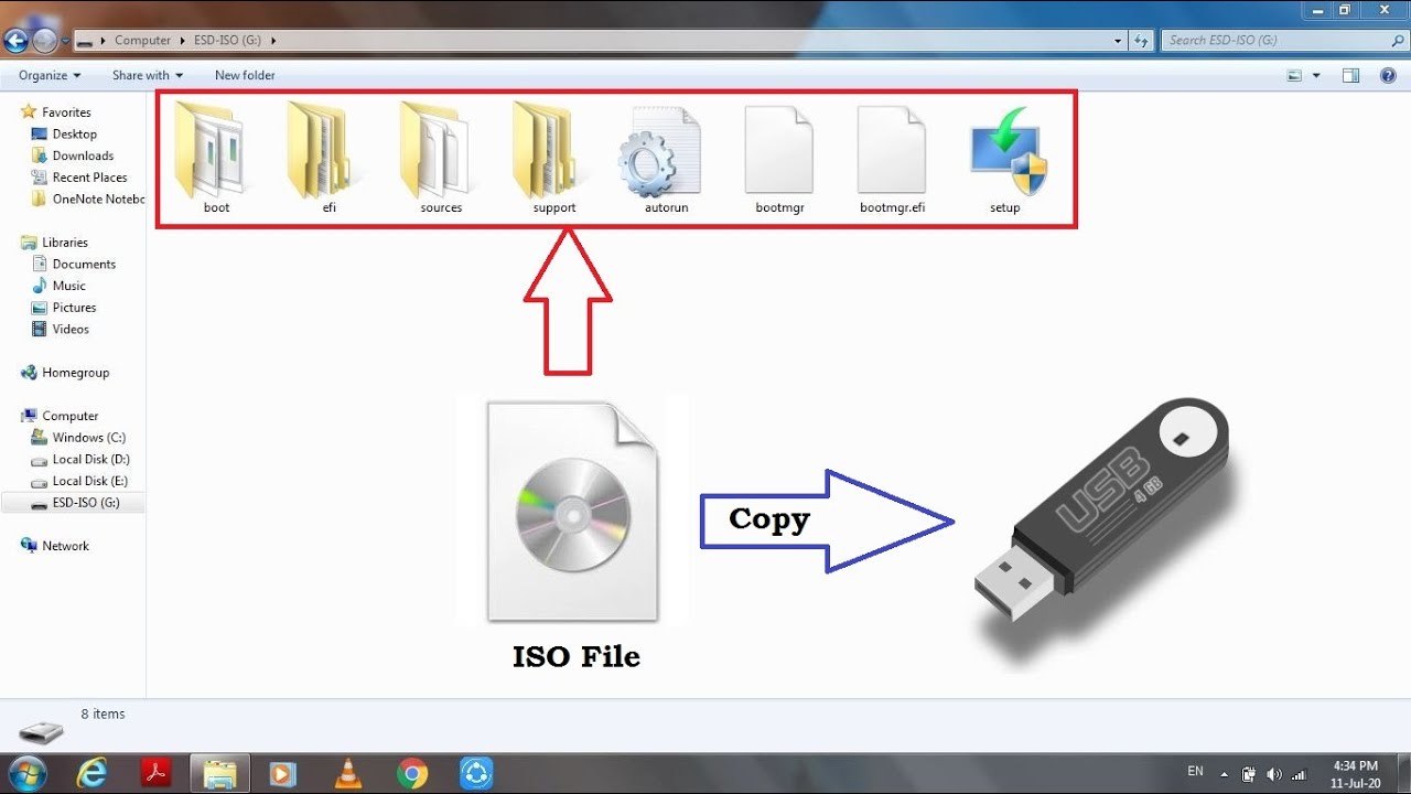 How to copy ISO file from bootable USB | ZR Tech - YouTube