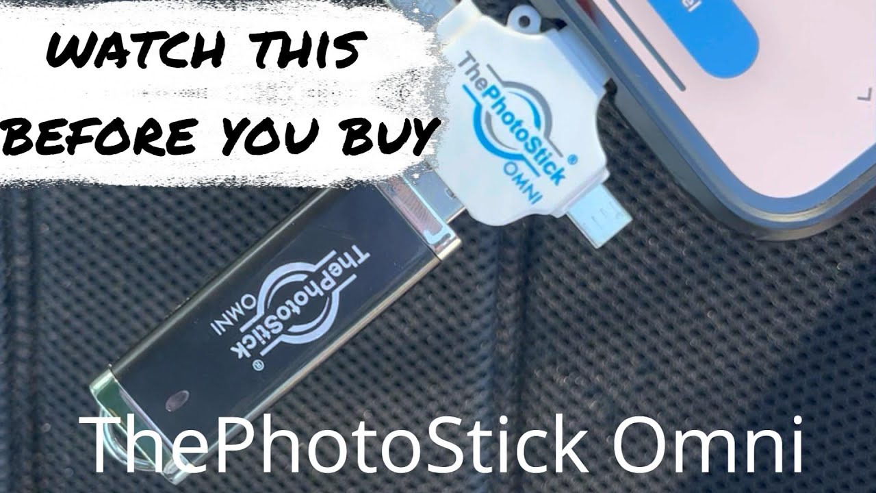 Demonstrating How EASY TO USE The PhotoStick Omni Storage Device Is ...