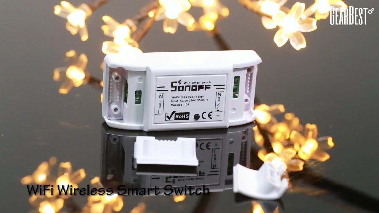SONOFF BASIC WiFi Wireless Smart Switch for DIY Home Safety - GearBest ...