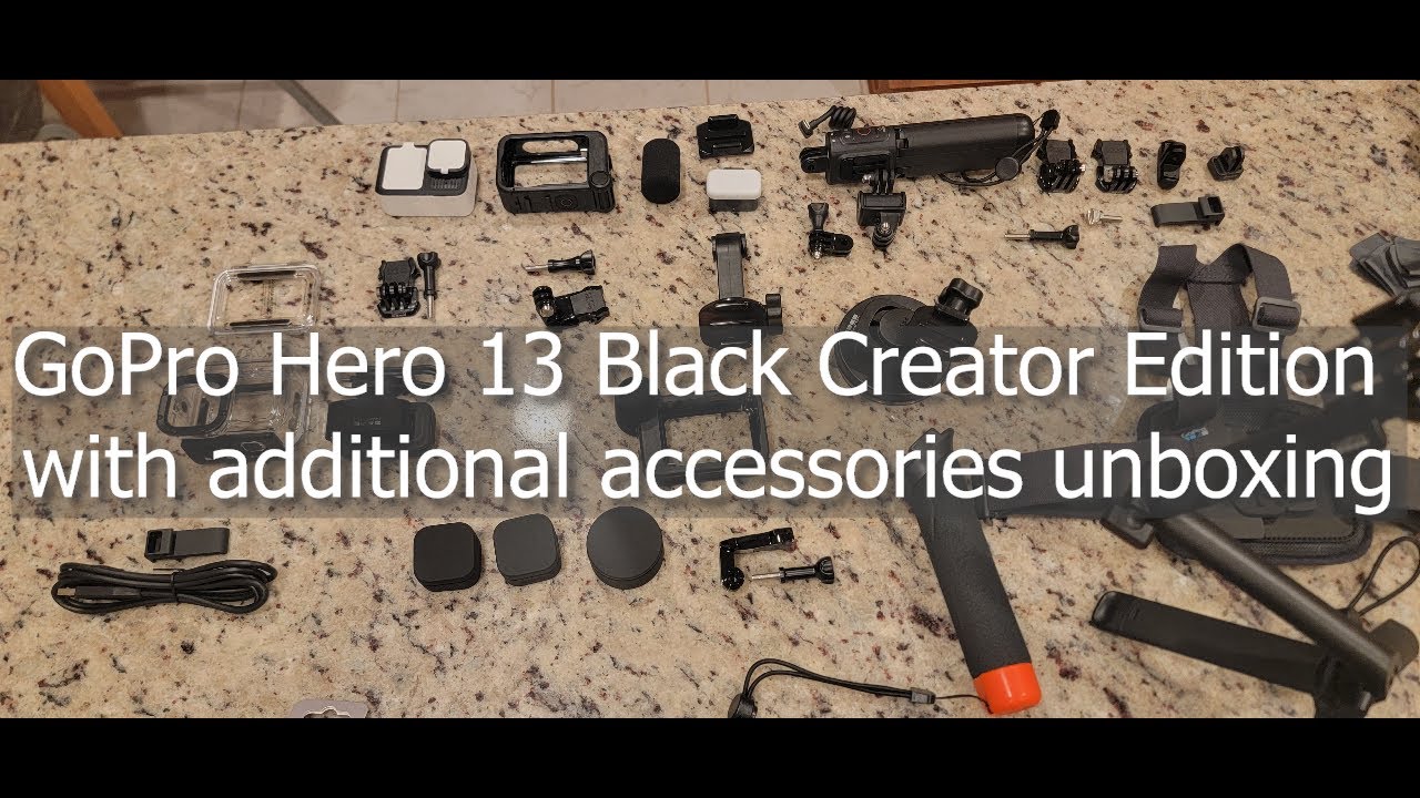 GoPro Hero 13 Black Creator's Edition Accessories Unboxing - YouTube