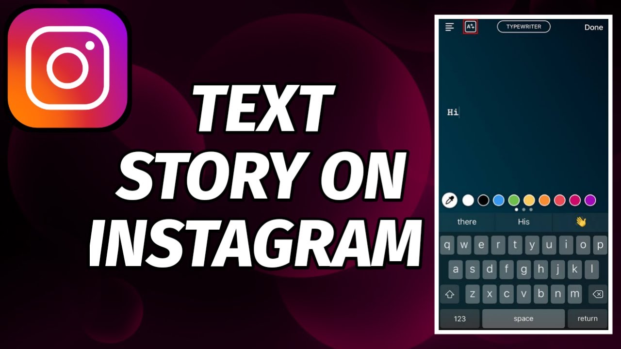 HOW TO POST A TEXT STORY ON INSTAGRAM - YouTube