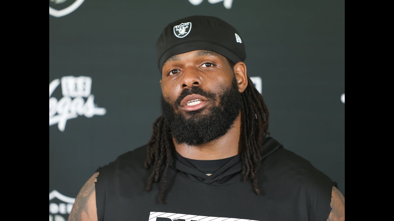 Las Vegas Raiders DT John Jenkins from the Locker Room #lasvegasraiders ...