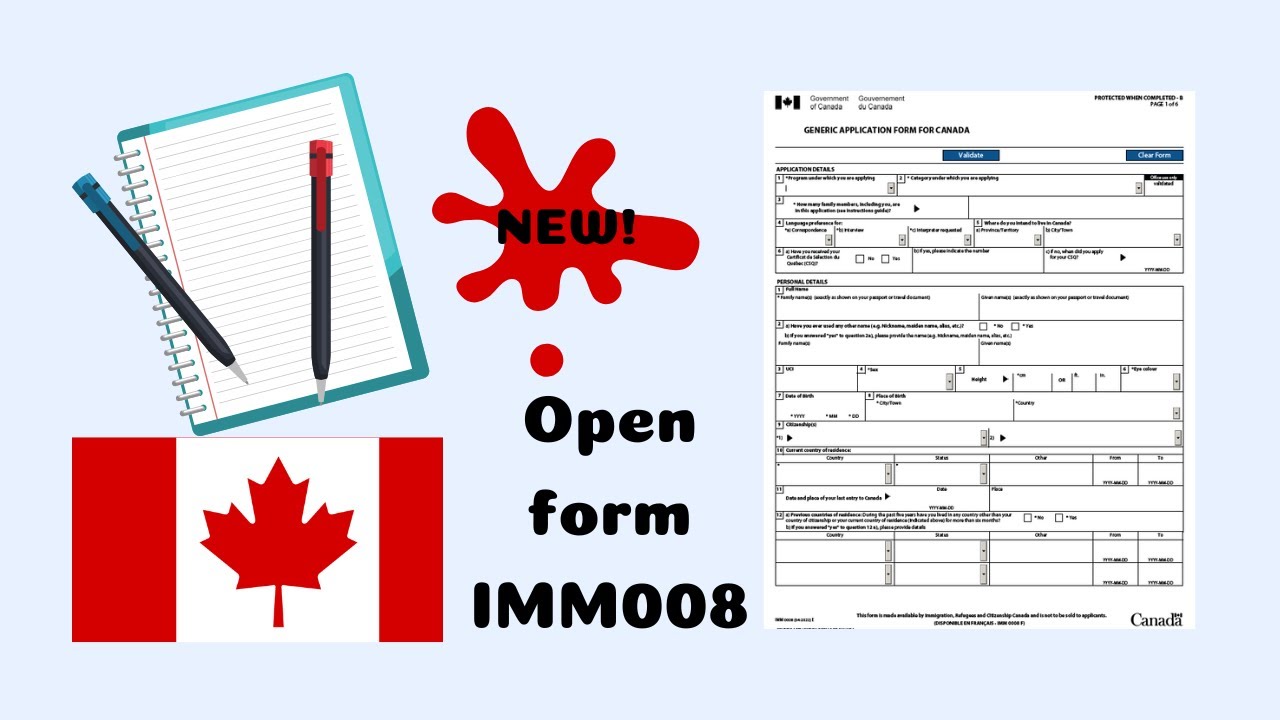 IMM008 - How to open IMM008 form. - YouTube
