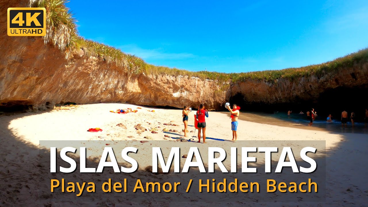 Paseo Playa del Amor (Playa Escondida) Islas Marietas / Hidden Beach ...