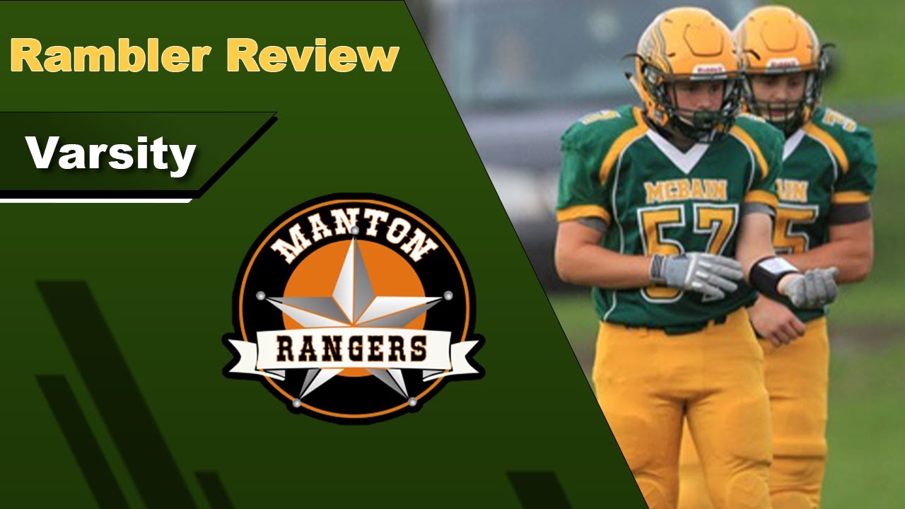 Varsity Football Vs. Manton - YouTube