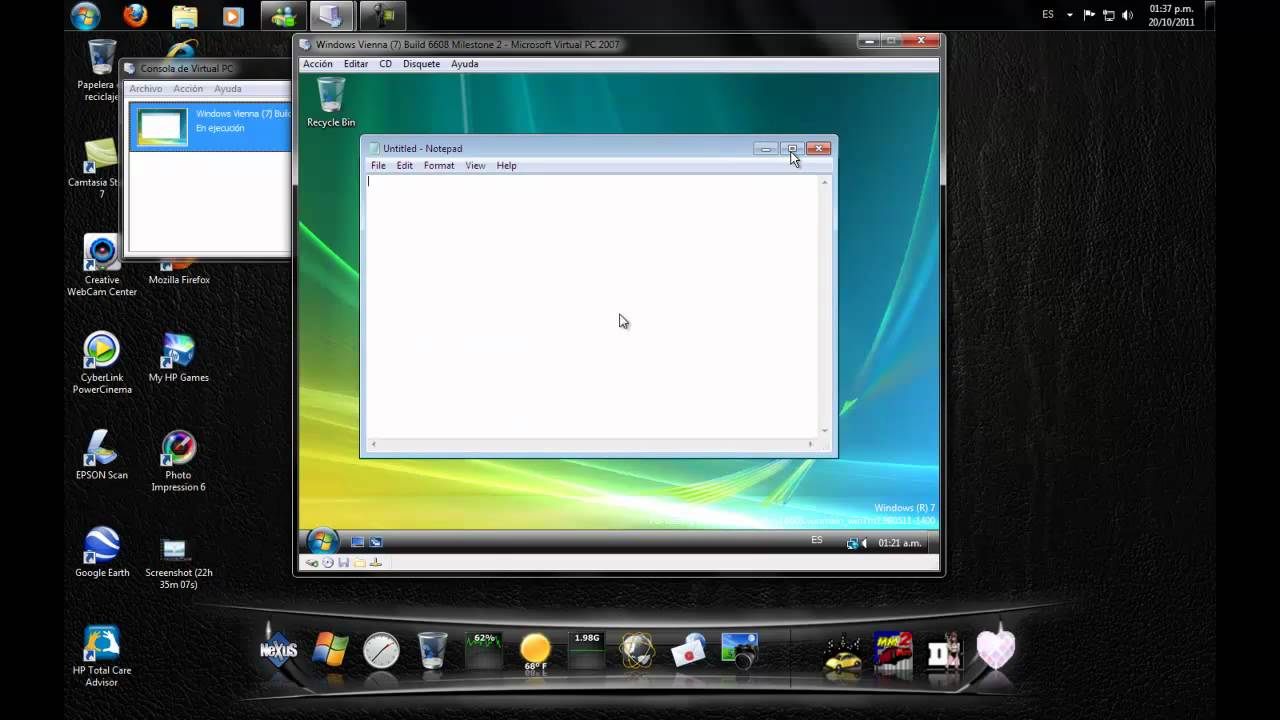 Windows 7 Codename Vienna Build 6608 Milestone 2 Home Premum En ...