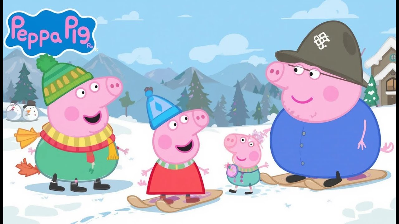 ️ Peppa Pig: Peppa’s Adventures in the Snowy Mountains | Cartoon for ...