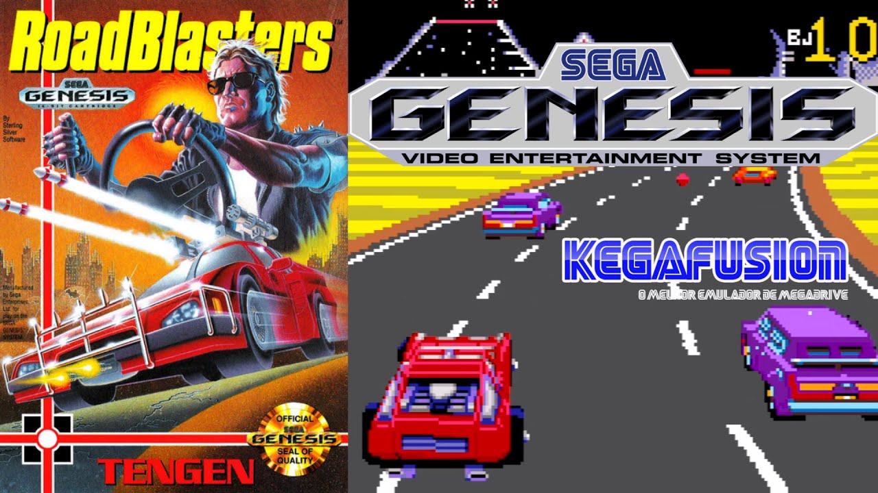 RoadBlasters (1991) SEGA Genesis / SEGA Mega Drive Gameplay in HD (Kega ...