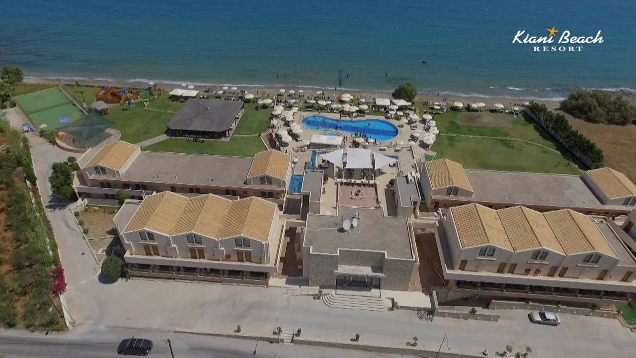 Kiani Beach Resort - by Chania SkyArt - YouTube
