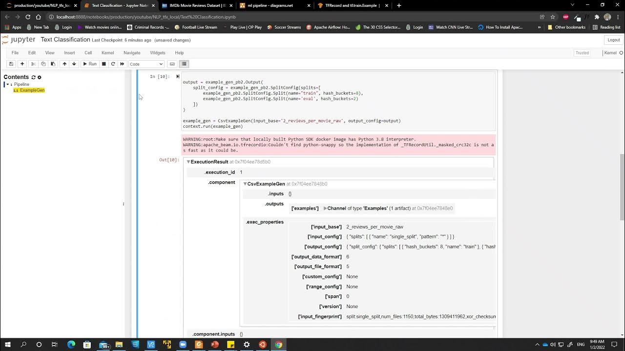 Data Ingestion With Tfx Csvexamplegen Component Part 3 Youtube