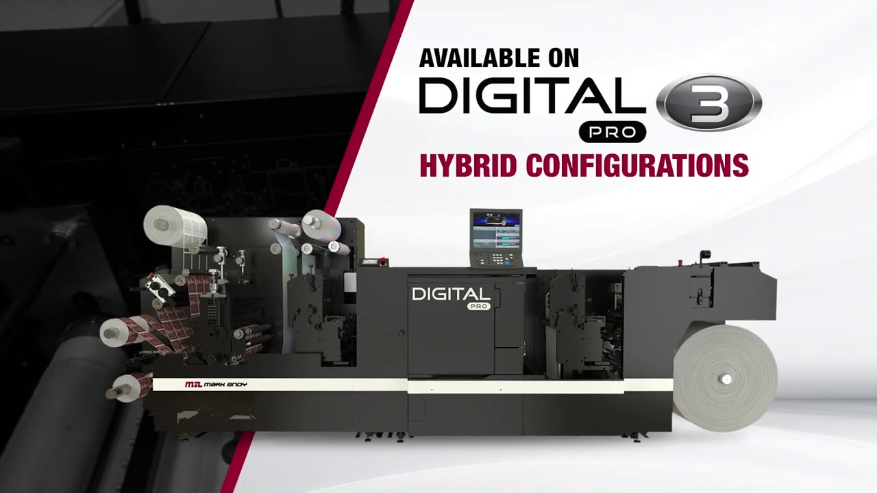 Mark Andy Digital Pro Converting Option Spotlight Conveyor System ...