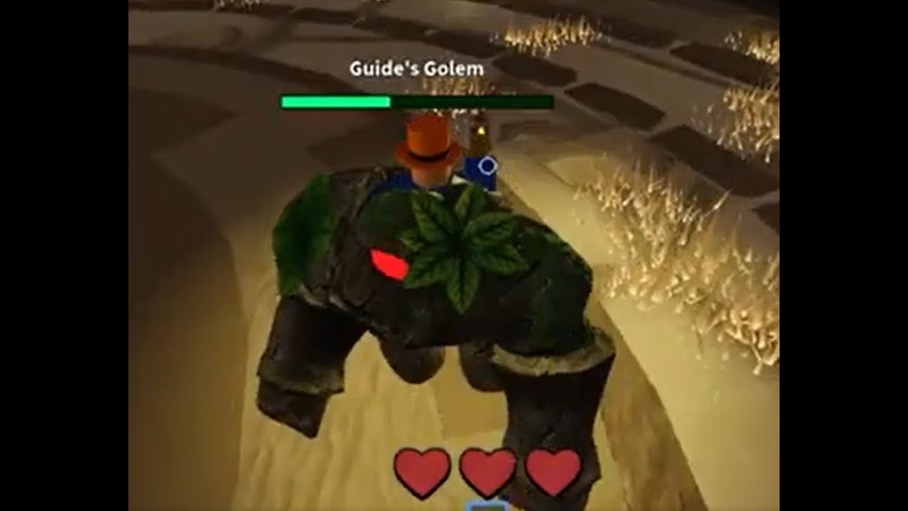 Golem strategy in Guide Bossfight - YouTube