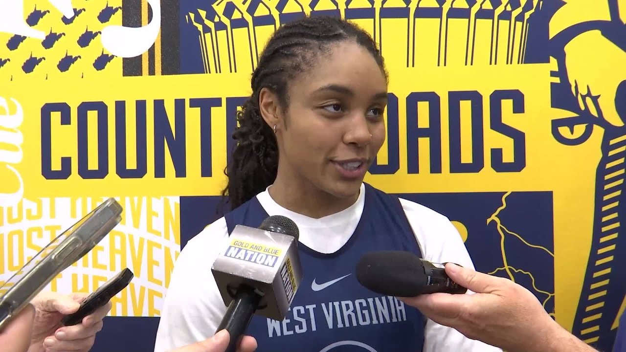 Watch: WVU's Sydney Shaw discusses her improvements from last season ...
