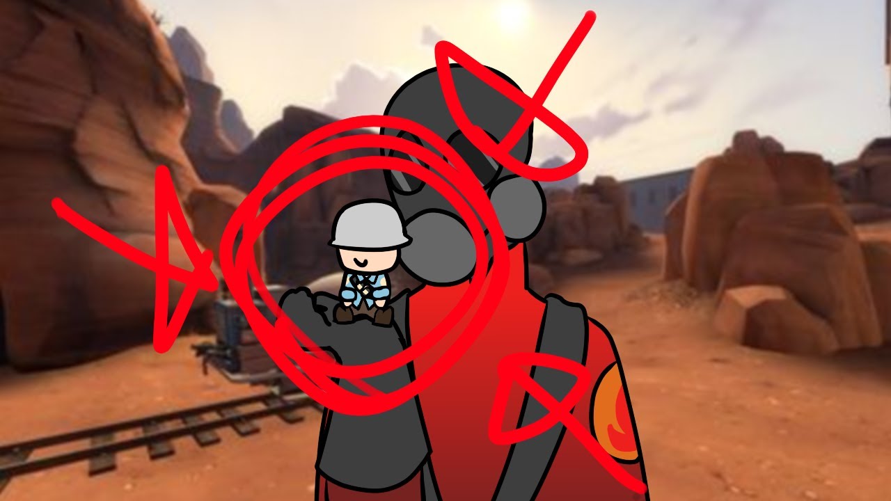 Pyro eat soldier tf2 not clickbait GONE WRONG - YouTube