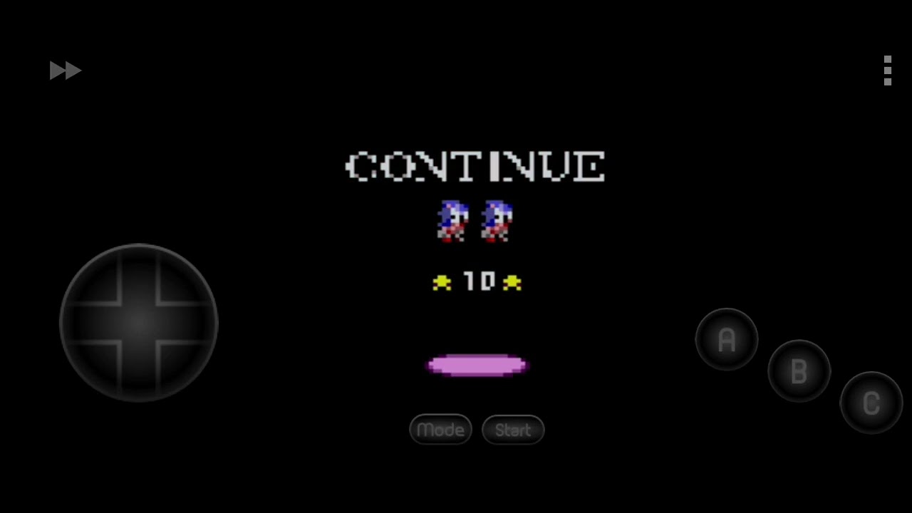 Sonic 1 Blastless DX (SMS (8-bit)) Continue Screen - YouTube