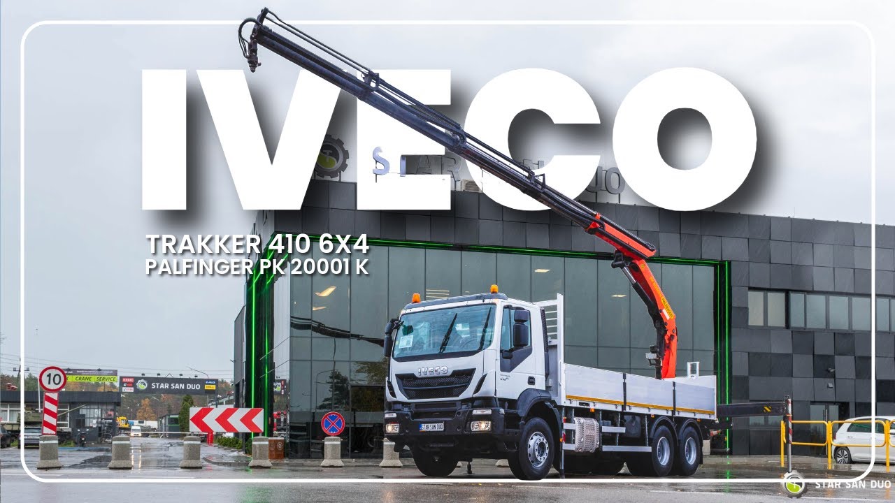 IVECO TRAKKER 410 6x4 PALFINGER PK 20001 K | Ciężarówka HDS na sprzedaż ...