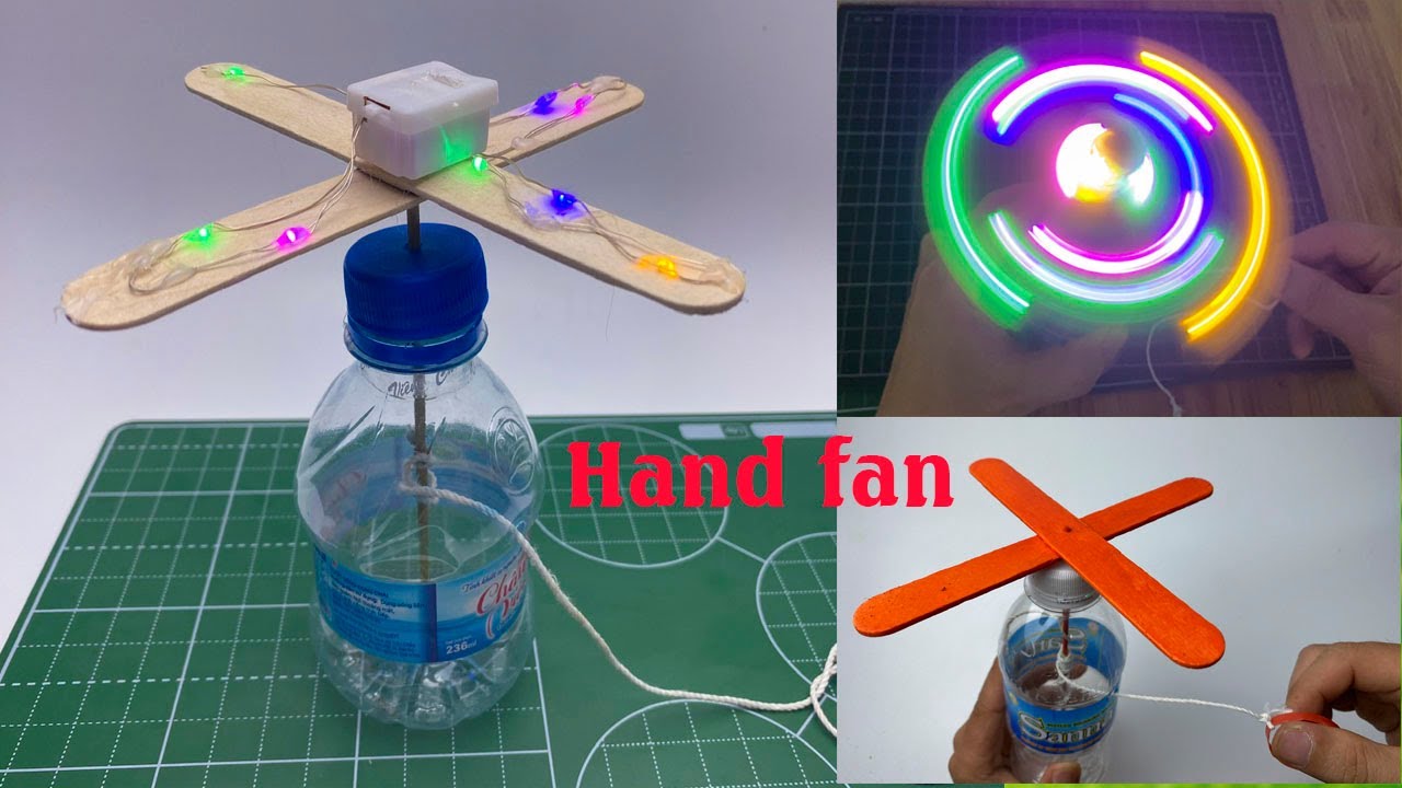 How to Make a plastic bottle hand fan with plastic bottle ...