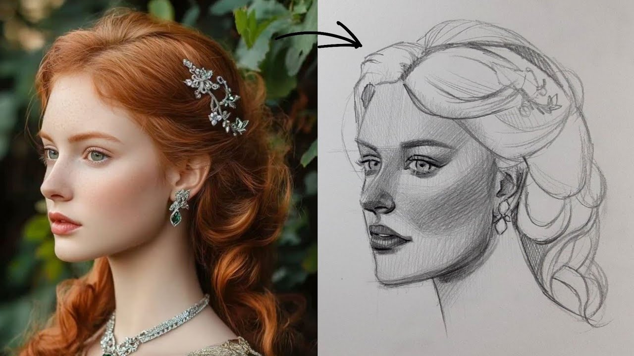 How to Draw a Realistic Face Without Loomis | Easy Step-by-Step ...