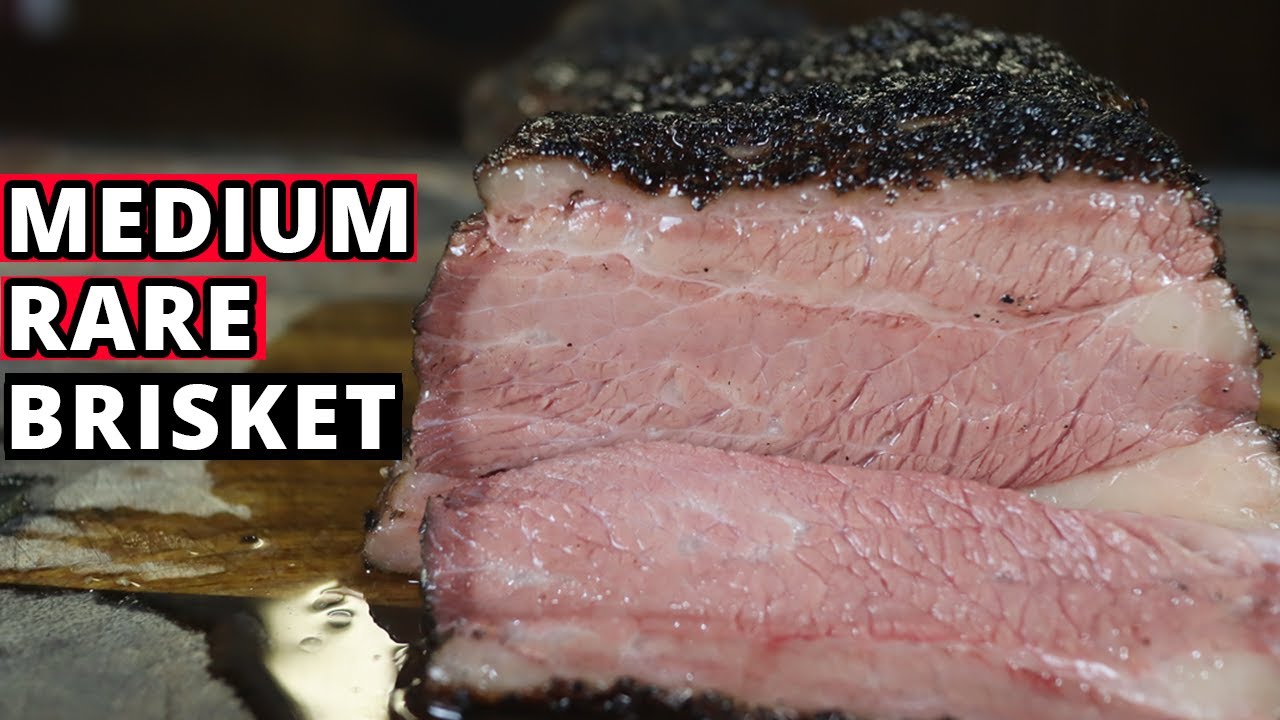 Medium Rare BRISKET that actually tastes AMAZING - YouTube