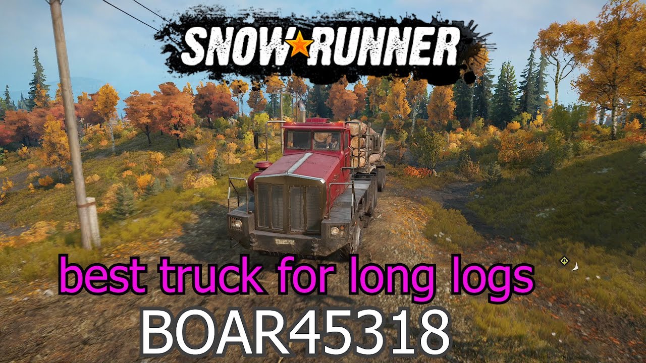 the beast truck for long logs-snow runner - YouTube
