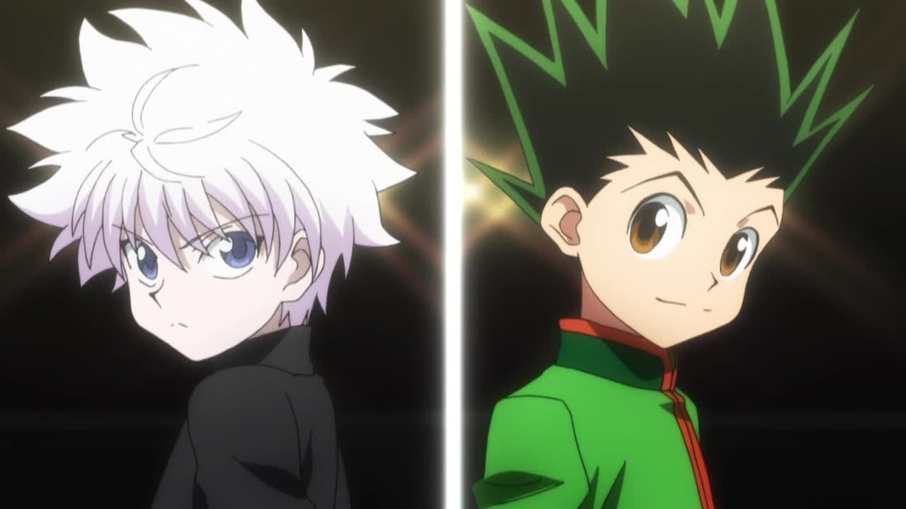 Killua advice Gon | Gon and Killua reach 200th floor of Heavens Arena - YouTube