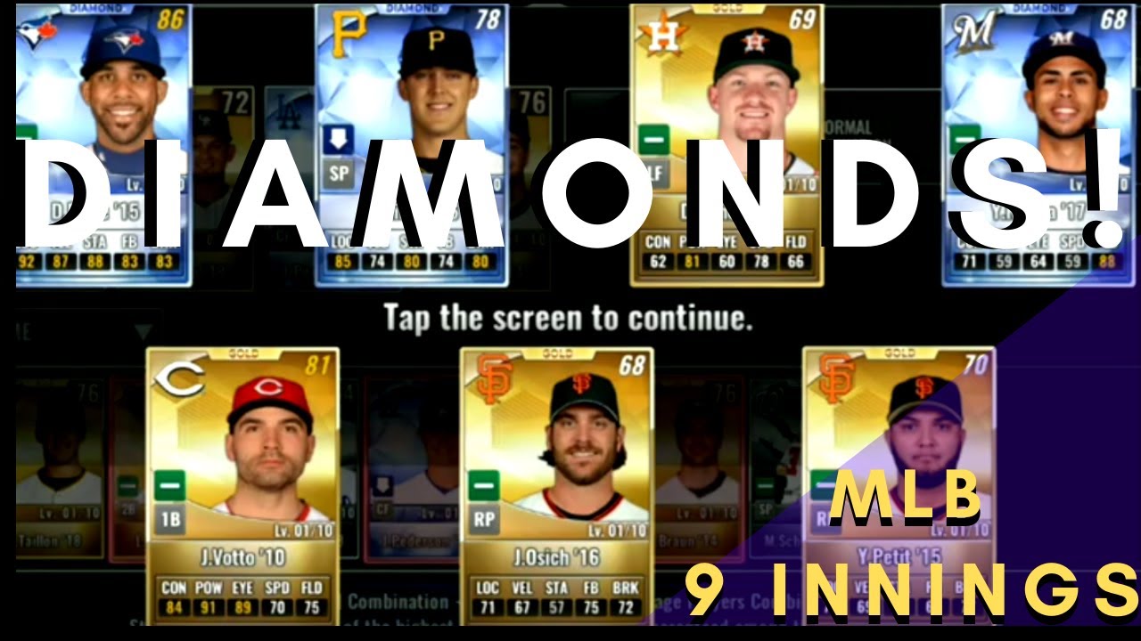MLB 9 Innings 19, Diamond Pack! Diamonds! Better Day! - YouTube