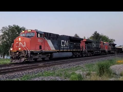 CN 383 - 3068/2949/3131 In Lynden Ontario - YouTube