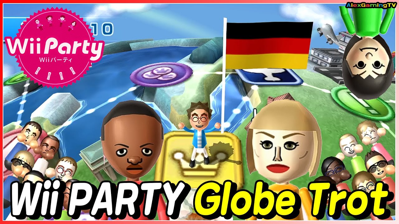 Wii Party - Globe Trot (Expert com) Henny vs Theo vs Rin vs Silke ...