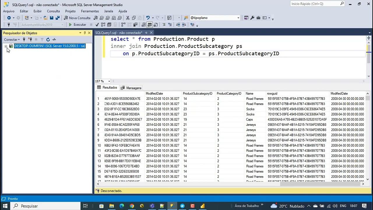 Conectando banco de dados Sql server no POWERBI - YouTube