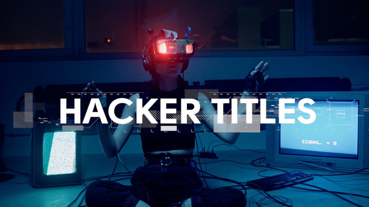 Hacker Titles Template - YouTube