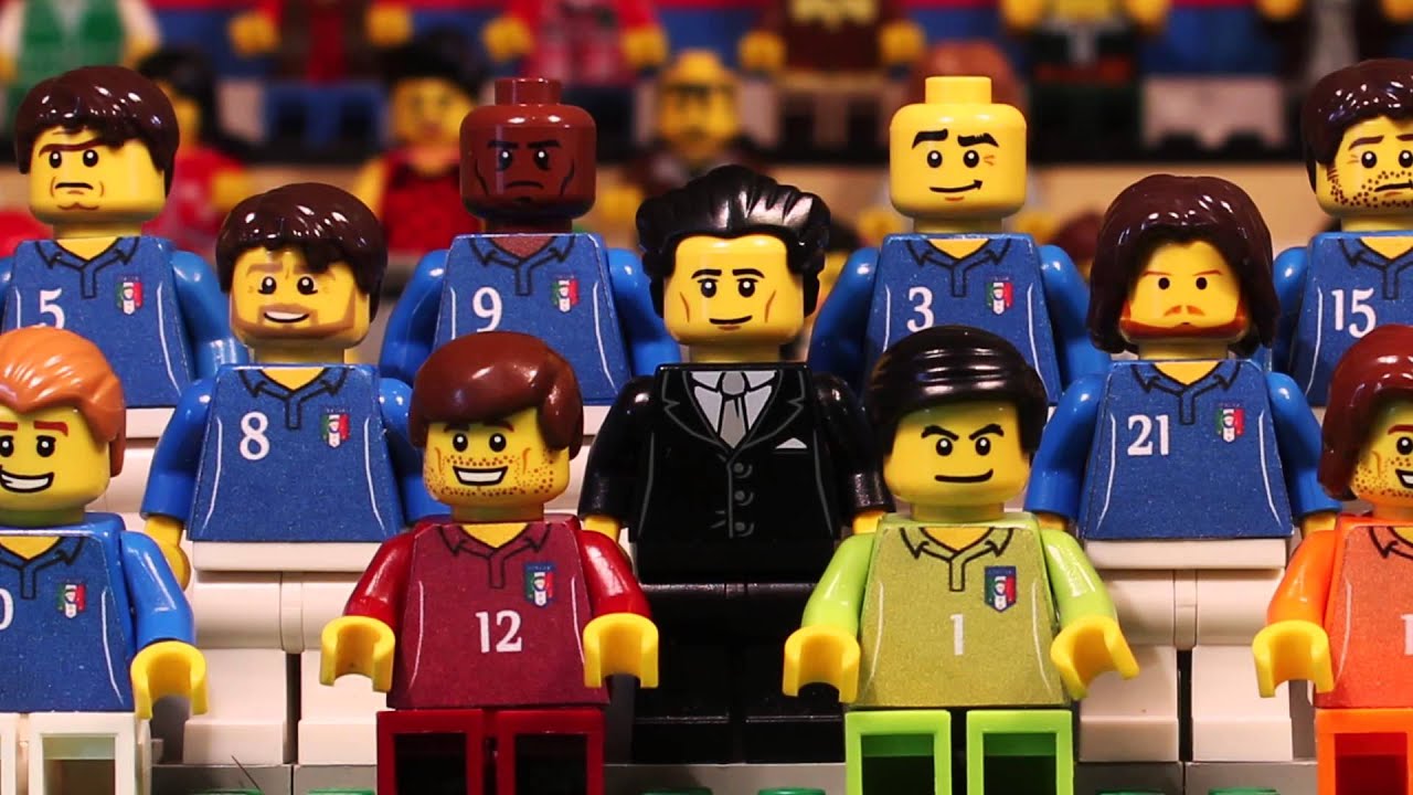 Lego #ForzaAzzurri - Brazil 2014 - YouTube