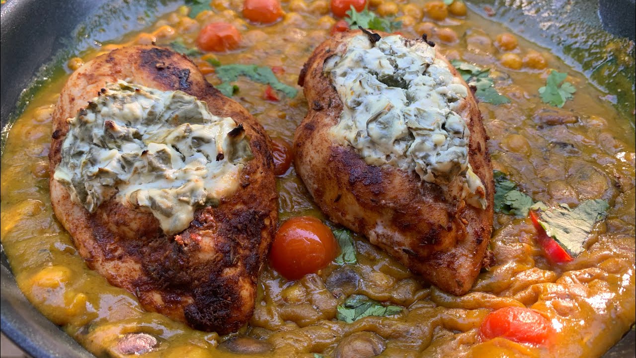 Moist Chicken Breast Recipe / Filet pule e mbushur që shkrihet në gojë ...