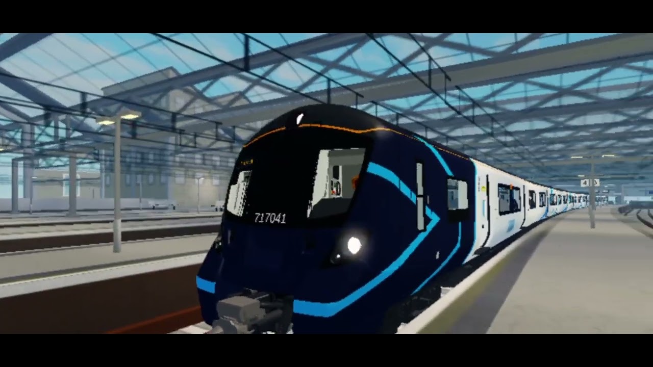 Class 717 departing Stepord Central in Stepord County Railway - YouTube