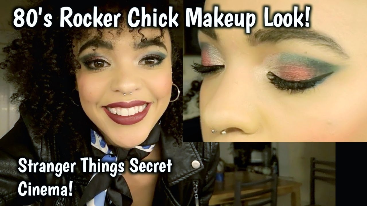 Get Ready With Me | 80's Rocker Chick Makeup Look - YouTube
