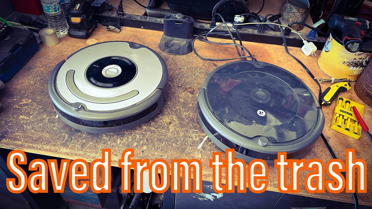 Saving an Abused Roomba 600 Series with another Roomba - YouTube