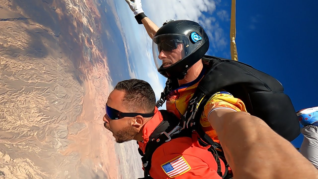 MICHAEL NIEVES - Tandem Skydive in Las Vegas at Skydive Fyrosity® - YouTube