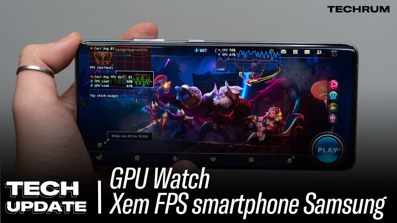 Cách thiết lâp GPU Watch để xem được FPS trực tiếp trên smartphone ...