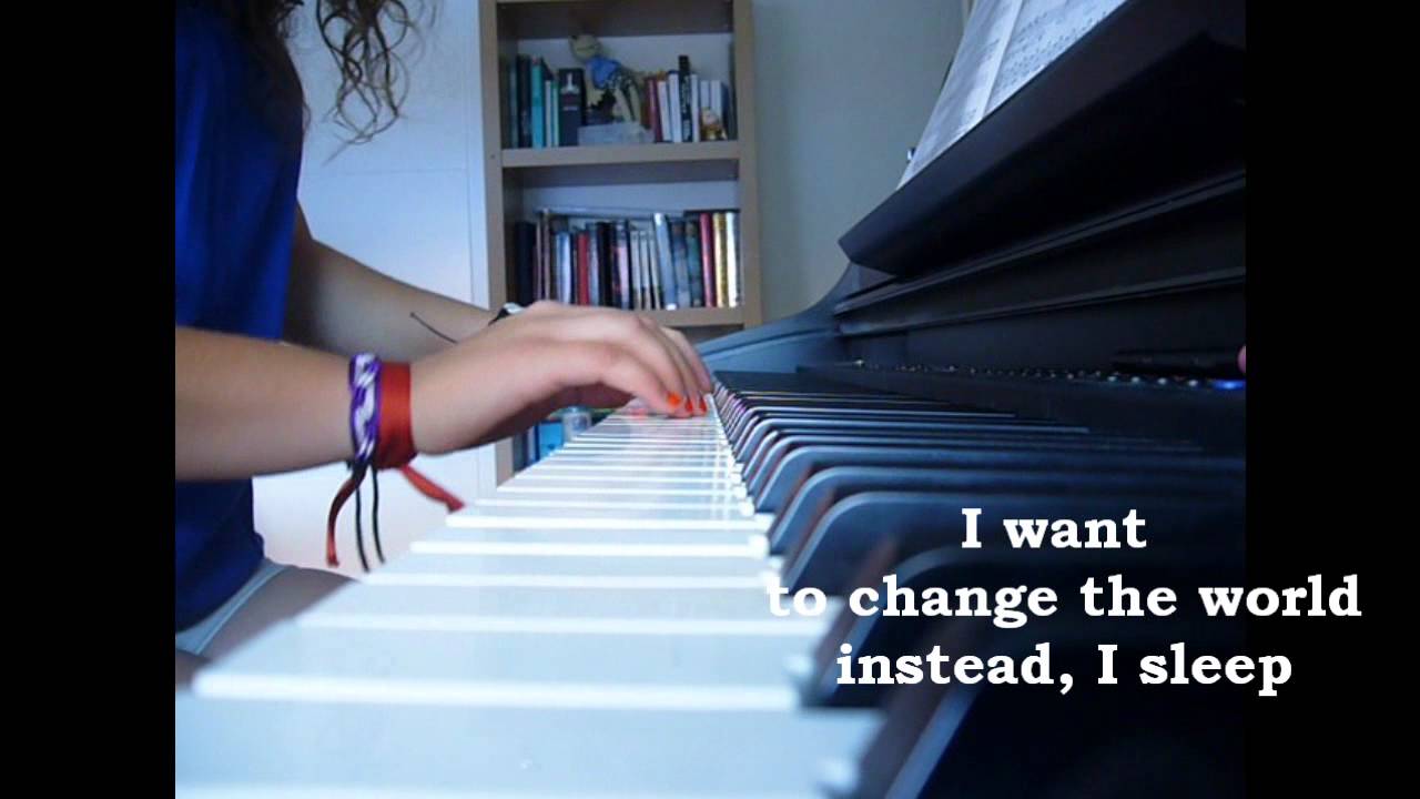 Keep Breathing-Ingrid Michaelson PIANO+LYRICS - YouTube
