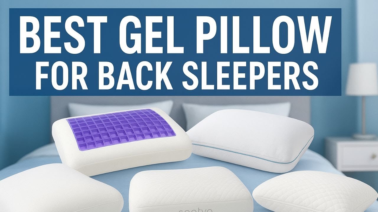 Best Gel Pillow for Back Sleepers 🛏 | Tempur-Pedic, Purple Harmony ...