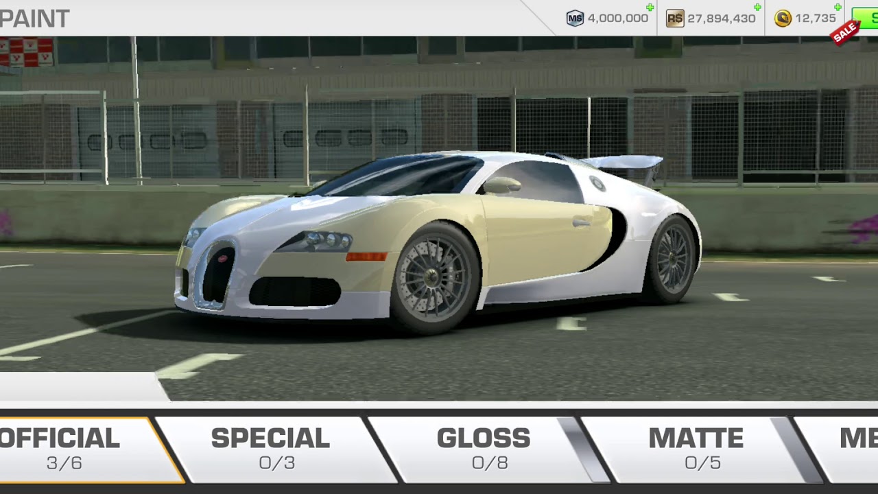 Real Racing 3 - Bugatti Veyron 16.4 Fully Upgraded - YouTube