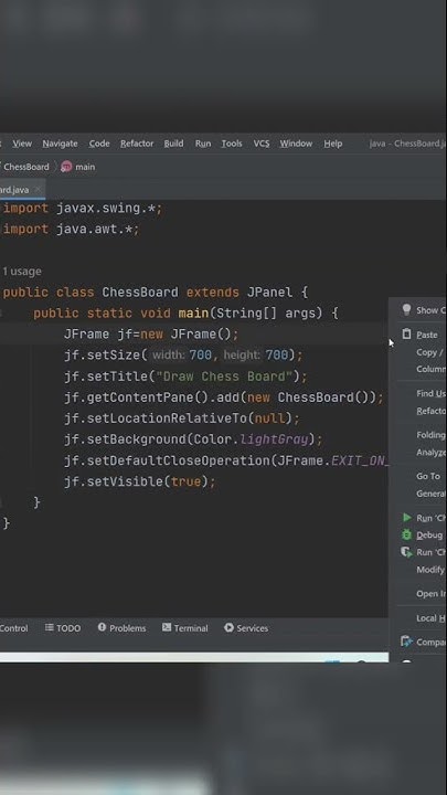 Java Chess Board Program ||#viral #shorts #java || #CodeElse - YouTube