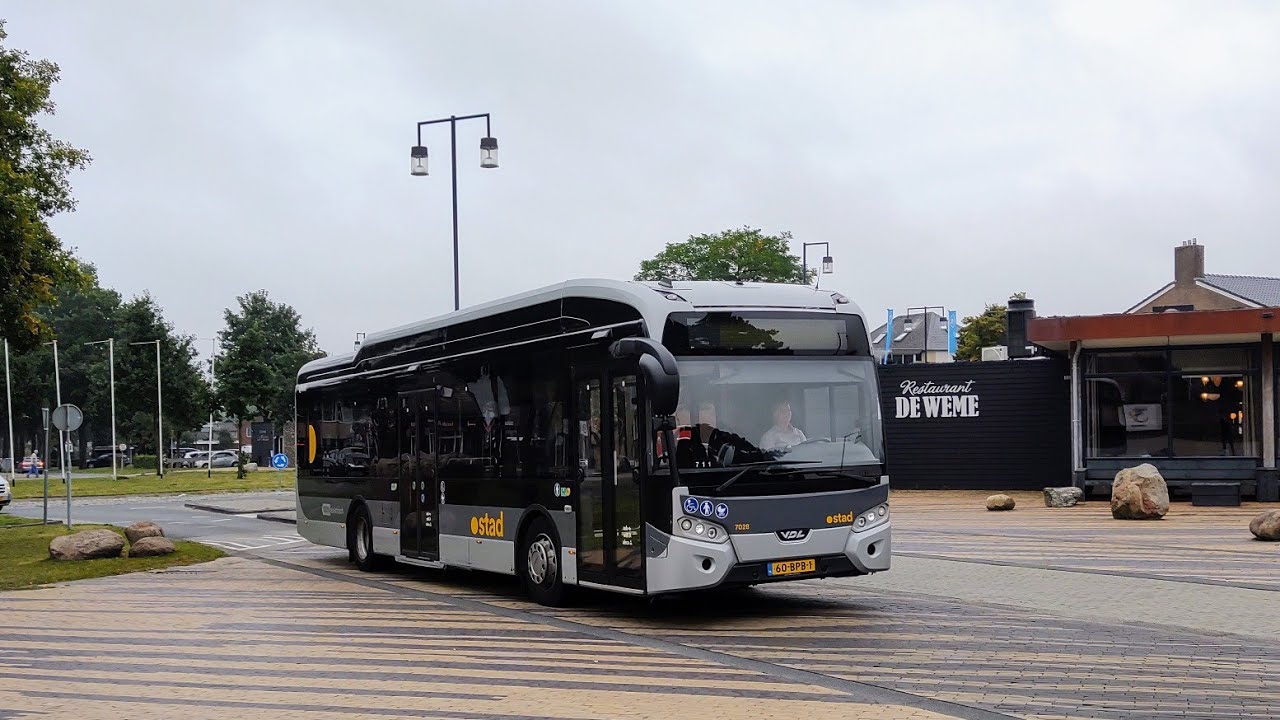 Qbuzz Stadsbus 7028 als Lijn 59 naar P+R Gieten via Drouwen - YouTube