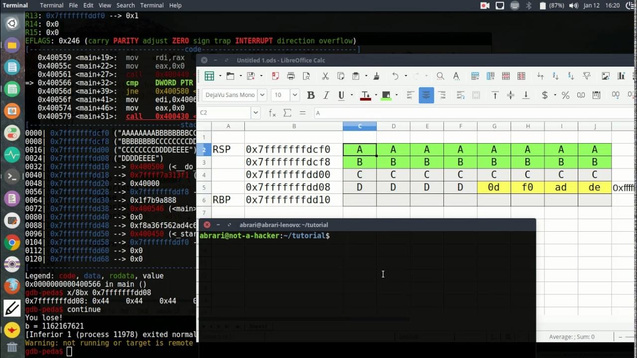 Tutorial 18: Binary Exploitation - Overwrite variabel stack (x86-64) - YouTube